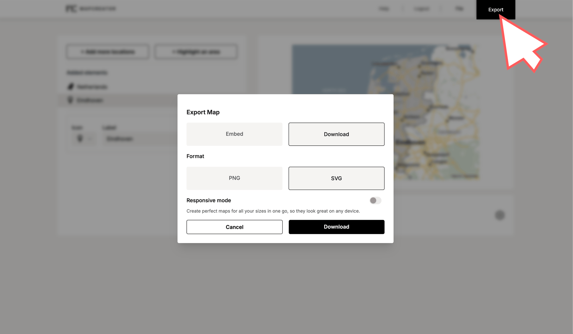 How can I create a quick locator map?