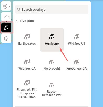 How to add the most recent hurricane data?